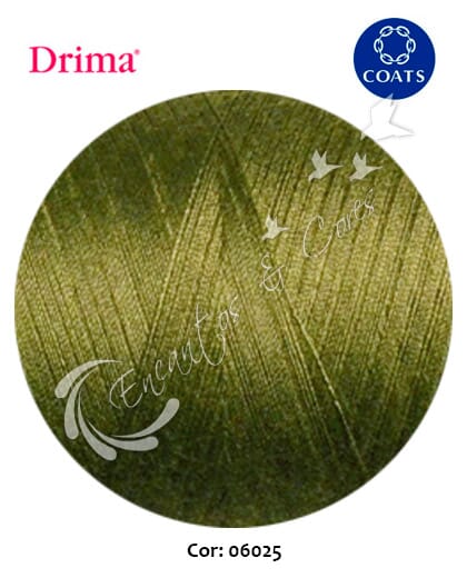 LINHA PARA COSTURA DRIMA COR 06025 - Encantos e Cores
